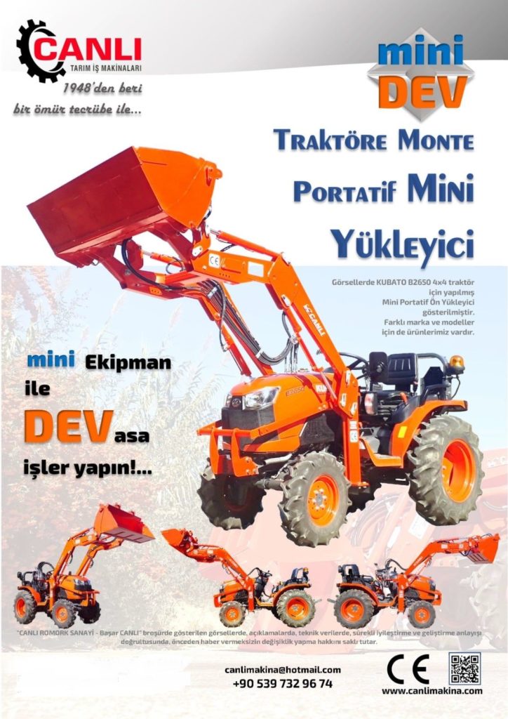 Manufacturing of hydraulic equipment for tractors - Canlı Makina